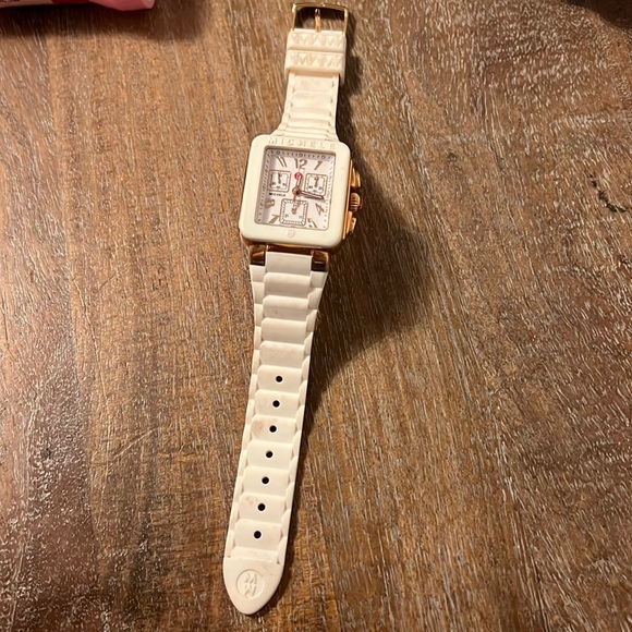 Michele | Jewelry | Michele Park Jelly Bean Womens Watch Rose Gold ...